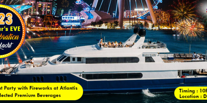 New Year's Eve Celebration on 143 Ft Yacht with Live DJ & Drinks