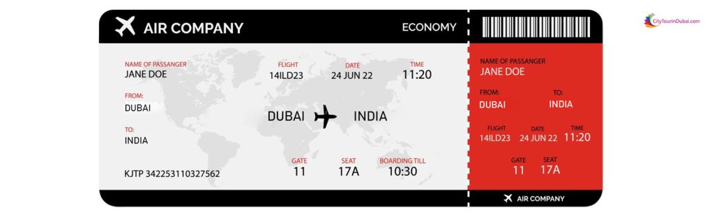 Dummy Air Ticket for Dubai - Apply Online | Fast Process
